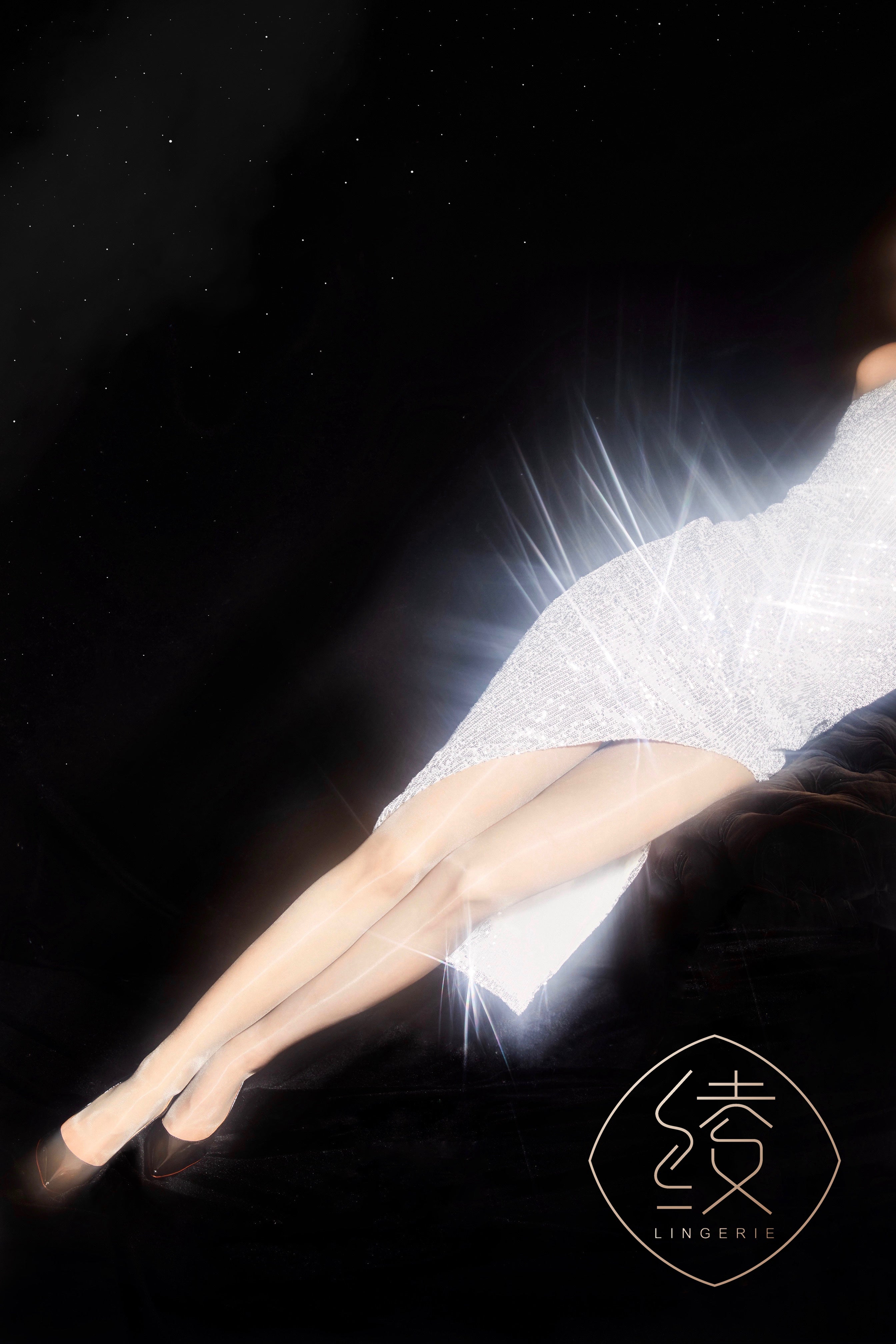 「Shine Satin 映」8D Shiny Open Crotch / Seamless tights 8D 情趣开裆 / 无缝 油光无 ...